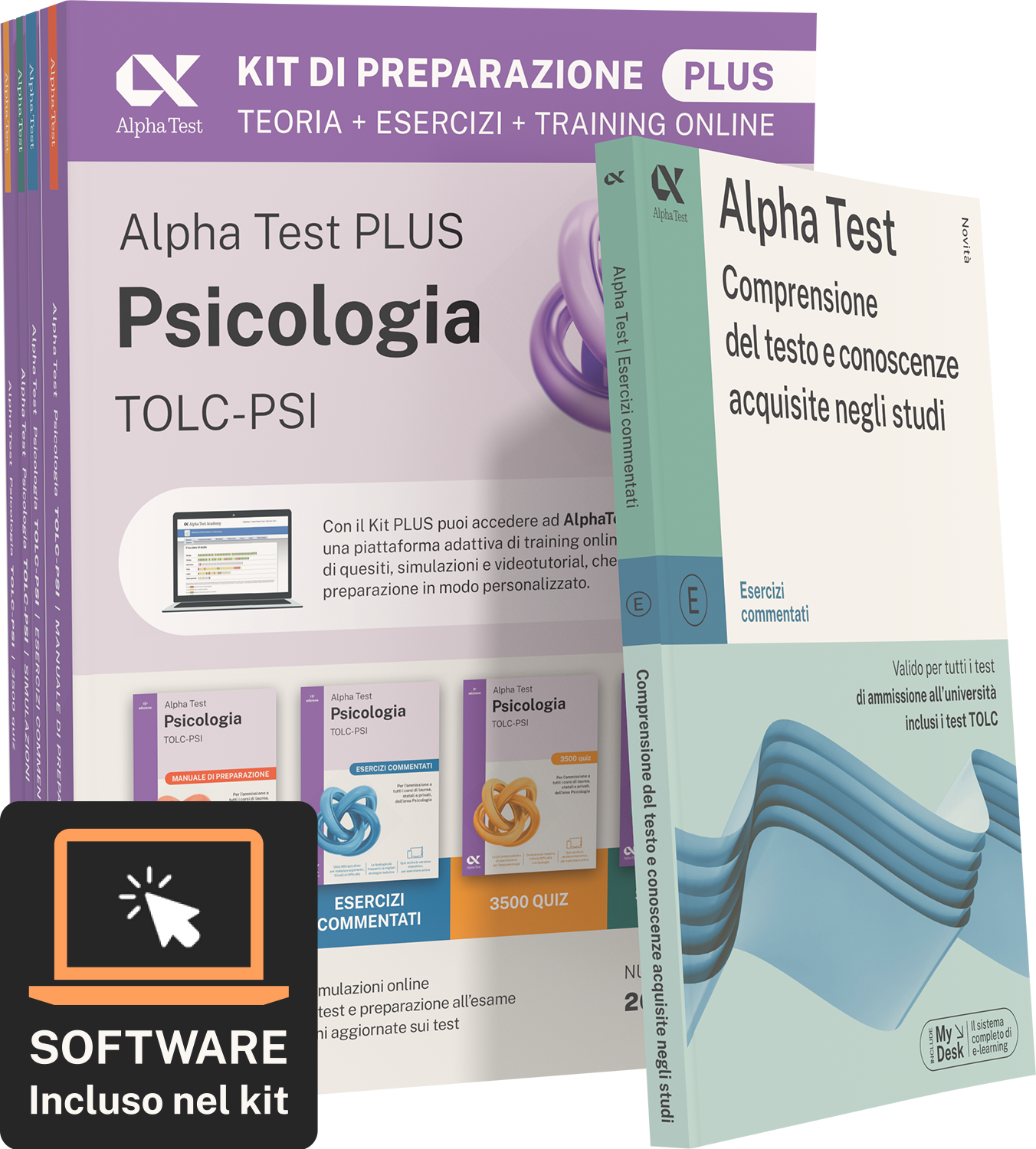 Alpha Test Plus Psicologia TOLC-PSI - Kit di preparazione PLUS ...