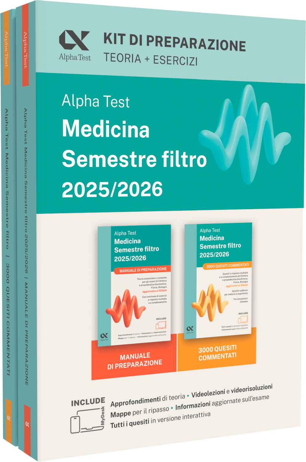 Alpha Test Medicina Semestre filtro - Kit di preparazione: Libro di ...